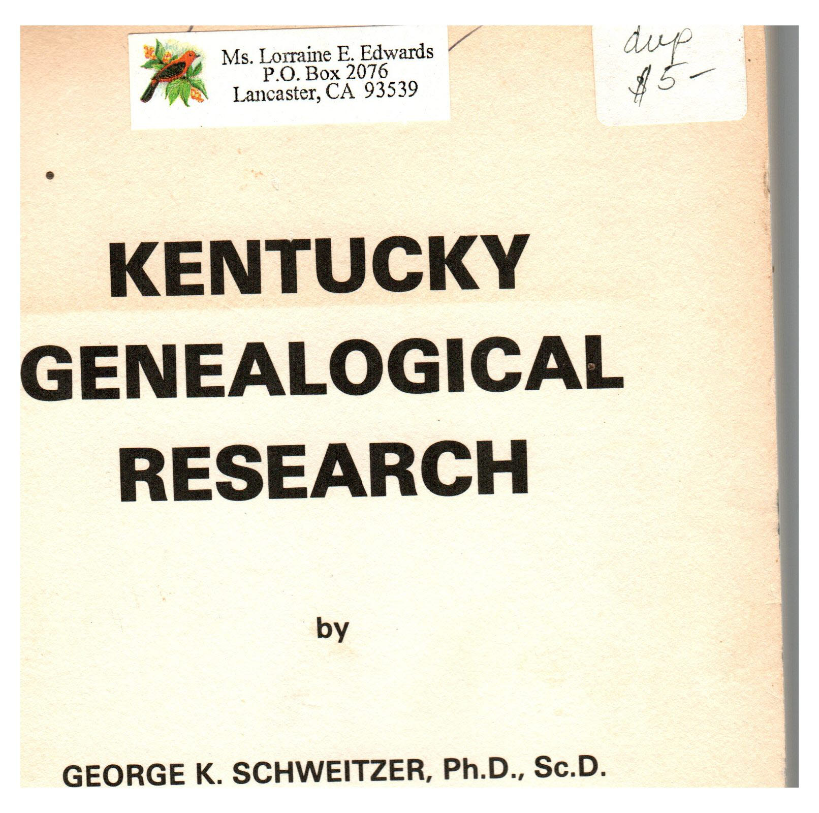 Michael Frantz / France in Kentucky | Digitized Library of Family History